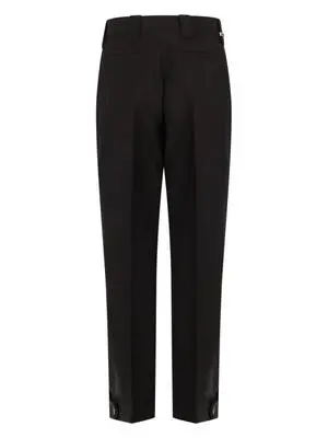 Versace Wool And Mohair Trousers - Brown