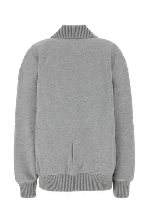 Gucci Grey Cotton Blend Bomber Jacket