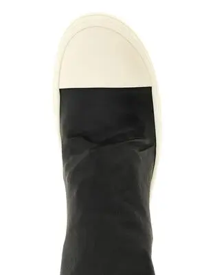 Rick Owens High Stocking Sneaks' Boots - Black