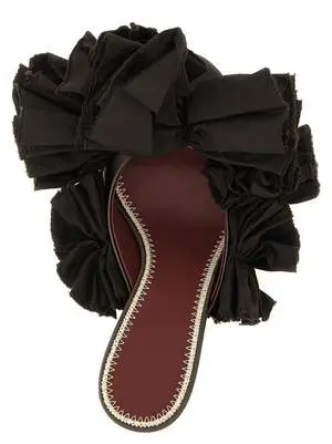 Magda Butrym Mule Flowers Taffeta