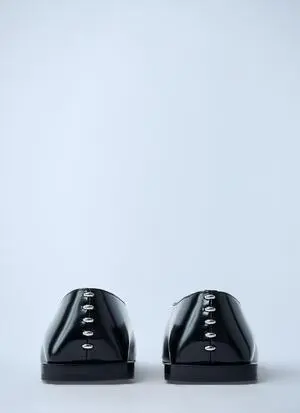 JIL SANDER Leather Ballerina Flats