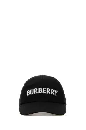 Burberry Gabardine Baseball Cap - Black