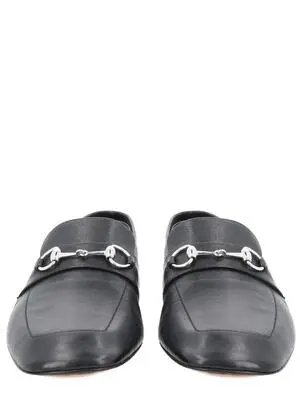 Gucci Leather Horsebit Loafer - Black