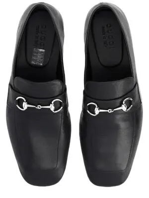 Gucci Leather Horsebit Loafer - Black