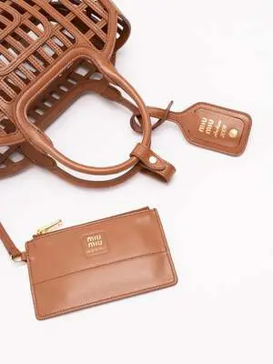 Miu Miu Leather Basket