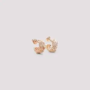 Bottega Veneta Brass Earrings