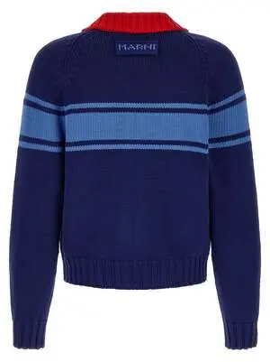 Marni Color Block Details Cardigan