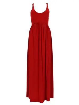 Sportmax Crepe Jersey Long Dress - Red