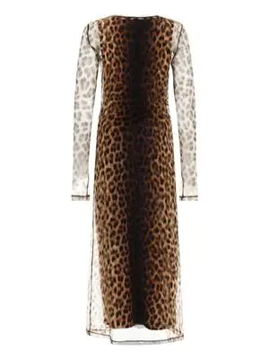 Sportmax Dress With Tulle Details - Multicolor