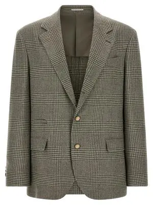 Brunello Cucinelli Prince Of Wales Blazer