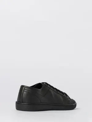 Saint Laurent Leather Sneakers - Black