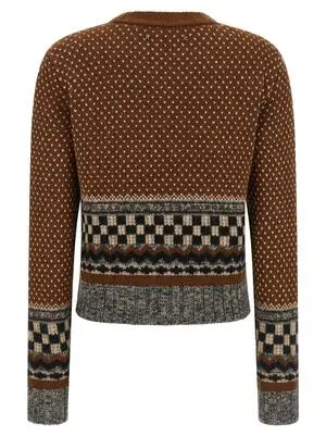 GOLDEN GOOSE Journey Jacquard Sweater
