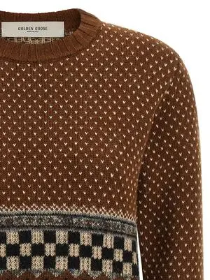 GOLDEN GOOSE Journey Jacquard Sweater
