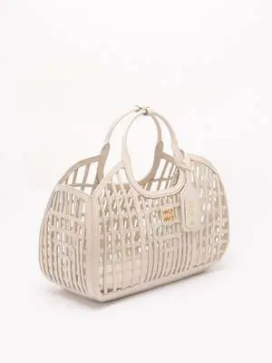 Miu Miu Leather Basket