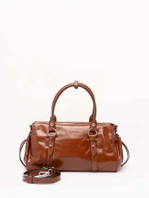 Miu Miu Shiny Leather Handbag