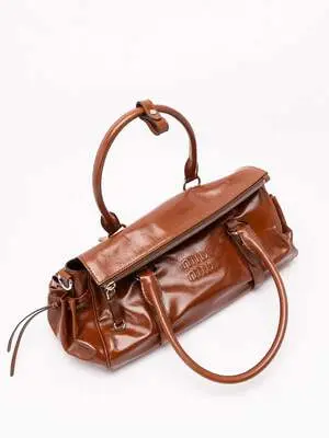 Miu Miu Shiny Leather Handbag