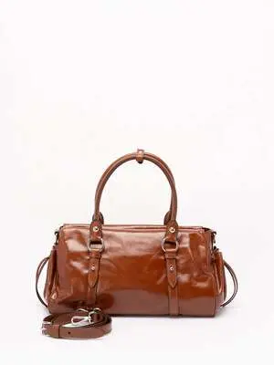 Miu Miu Shiny Leather Handbag - Multicolor