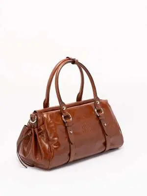 Miu Miu Shiny Leather Handbag - Multicolor