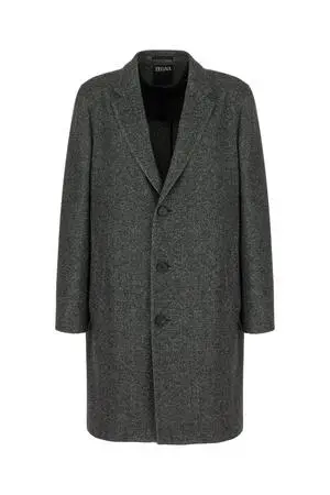 Zegna Single Breasted Overcoat