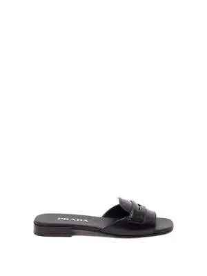 Prada Leather Slides - Multicolor