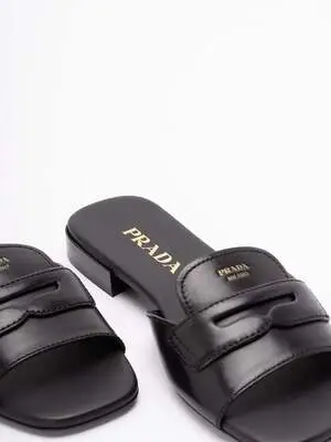 Prada Leather Slides - Multicolor