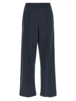 Brunello Cucinelli Joggers With Frontal Stitching Detail - Blue