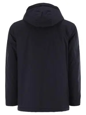 FAY Short Parka In Technical Gabardine