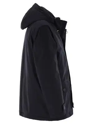 FAY Short Parka In Technical Gabardine