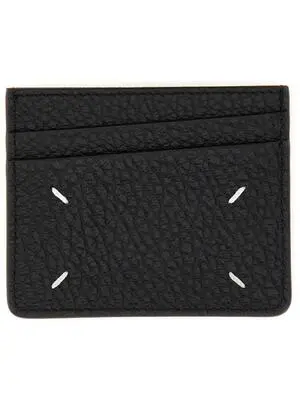 MAISON MARGIELA Four Stitches Card Holder - Black