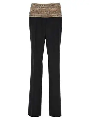 Stella McCartney Smoking' Crystal Trousers - Black
