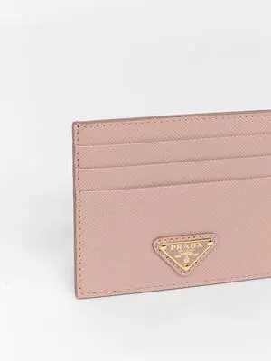 Prada Saffiano Leather Card Holder - Multicolor