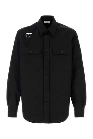 Alexander McQueen Poplin Shirt - Black