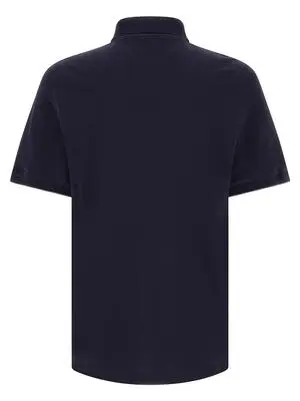 Brunello Cucinelli Logo Piqué Polo Shirt