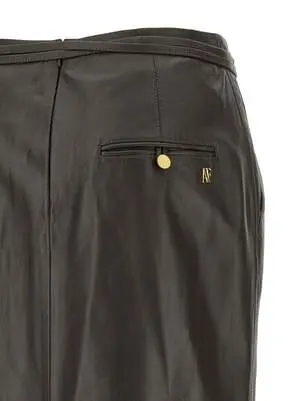 Alberta Ferretti Leather Skirt