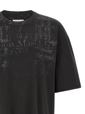 MAISON MARGIELA Numeric' T-shirt - Black