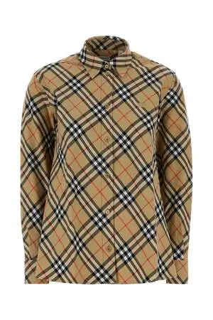 Burberry Embroidered Cotton Shirt - Multicolor