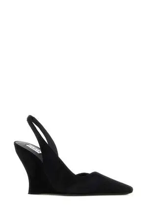 Alaïa Suede Wave Pumps - Black