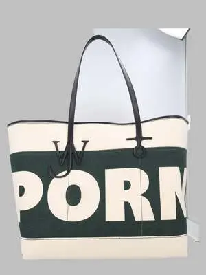 JW Anderson Borsa Tote Xl Anchor - Green