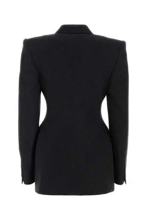 Balenciaga Charcoal Cashmere Blend Blazer