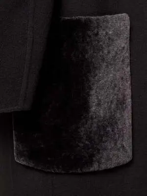 Fendi Ff` Double Wool Overcoat - Multicolor
