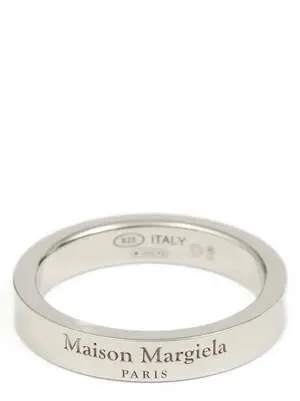 Maison Margiela Silver Tone Rings For Men