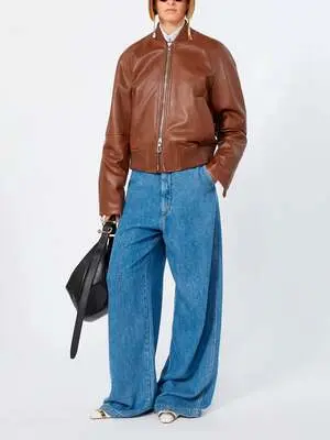 Sportmax Amour` Leather Jacket