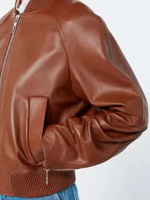 Sportmax Amour` Leather Jacket