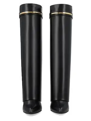 Givenchy Shark Pinch Leather Boots - Black