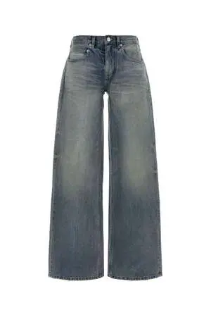 Balenciaga Denim Wide-leg Jeans - Blue