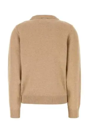 GANNI Cappuccino Wool Blend Sweater