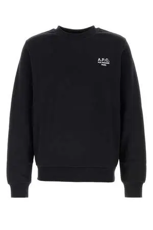 A.p.c. Cotton Sweatshirt - Black