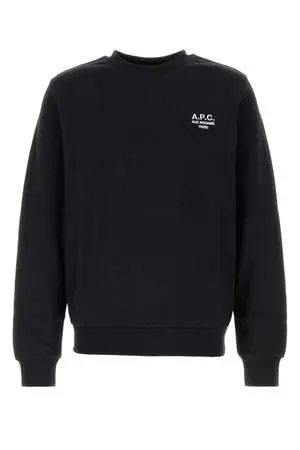 A.p.c. Cotton Sweatshirt - Black