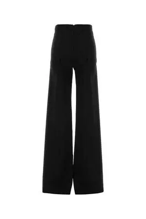 Gucci Stretch Wool Blend Wide-leg Pant