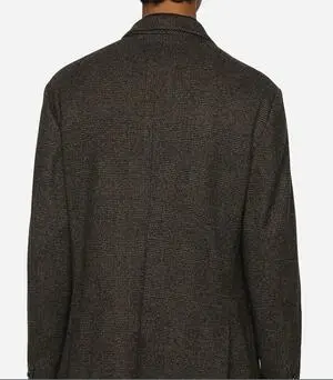 Dolce & Gabbana Checked Wool Blend Blazer